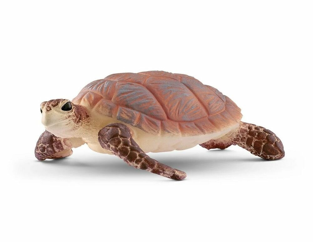 Schleich. Фигурка 14876 "Морская черепаха Хоксбилл" коллекционная, реалистичная, тактильная, для детей от 3 лет