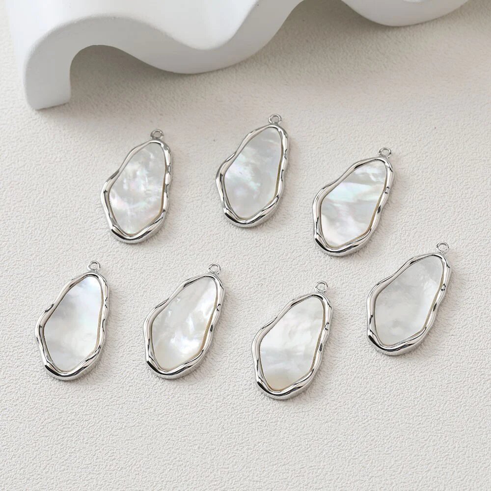 Подвески ракушки Platinum, 2 шт.