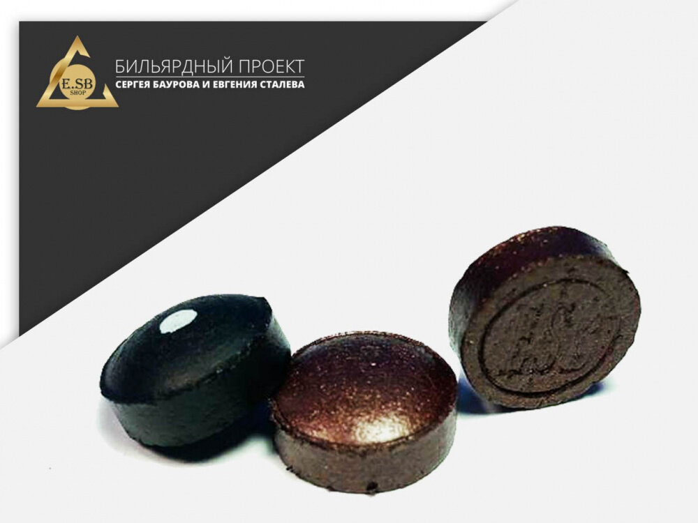 Наклейка для бильярда ESB, коричневая, 13мм, средняя жесткость