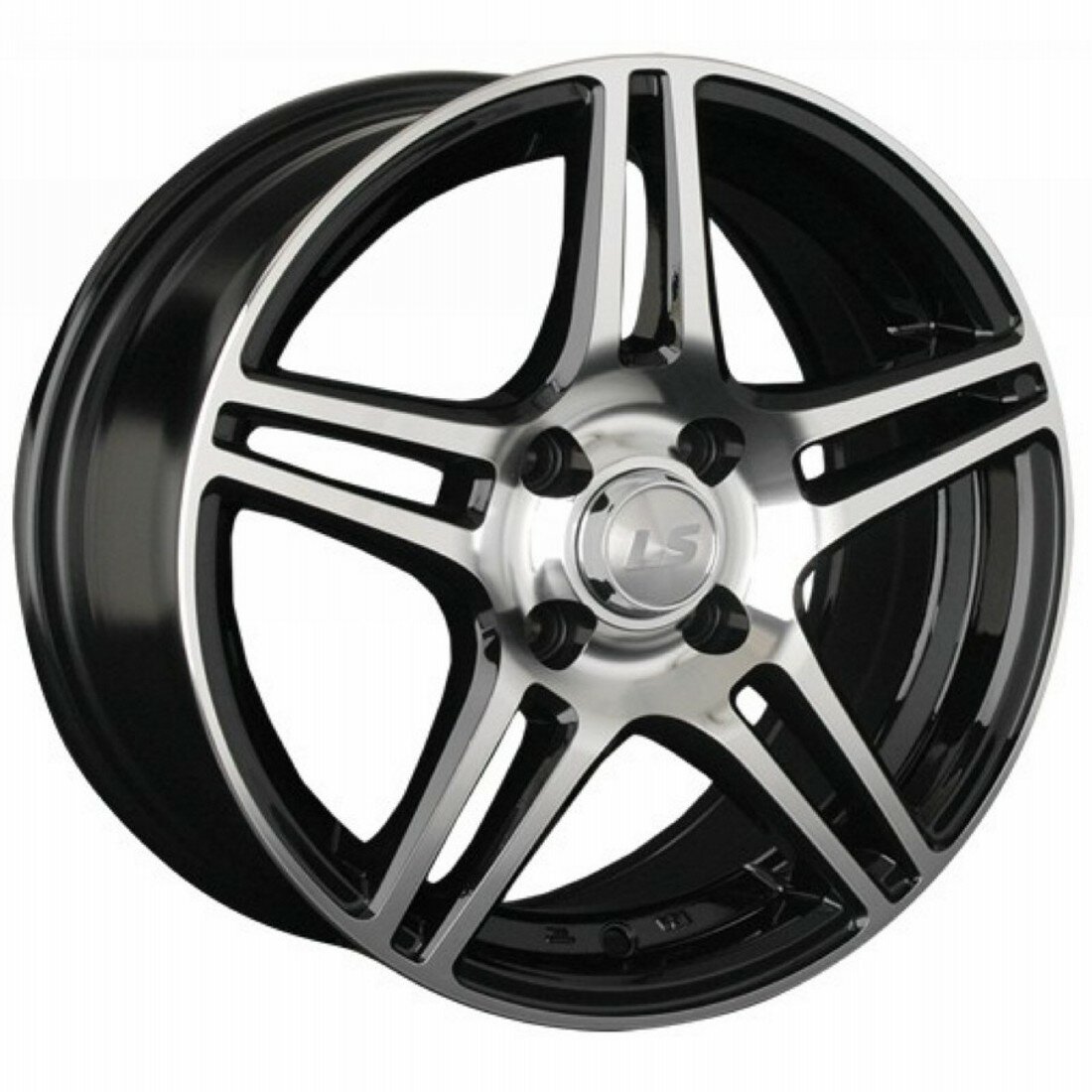 Колесный диск LS 770 7x16 4x100 ET42 60,1 BKF литой для автомобиля