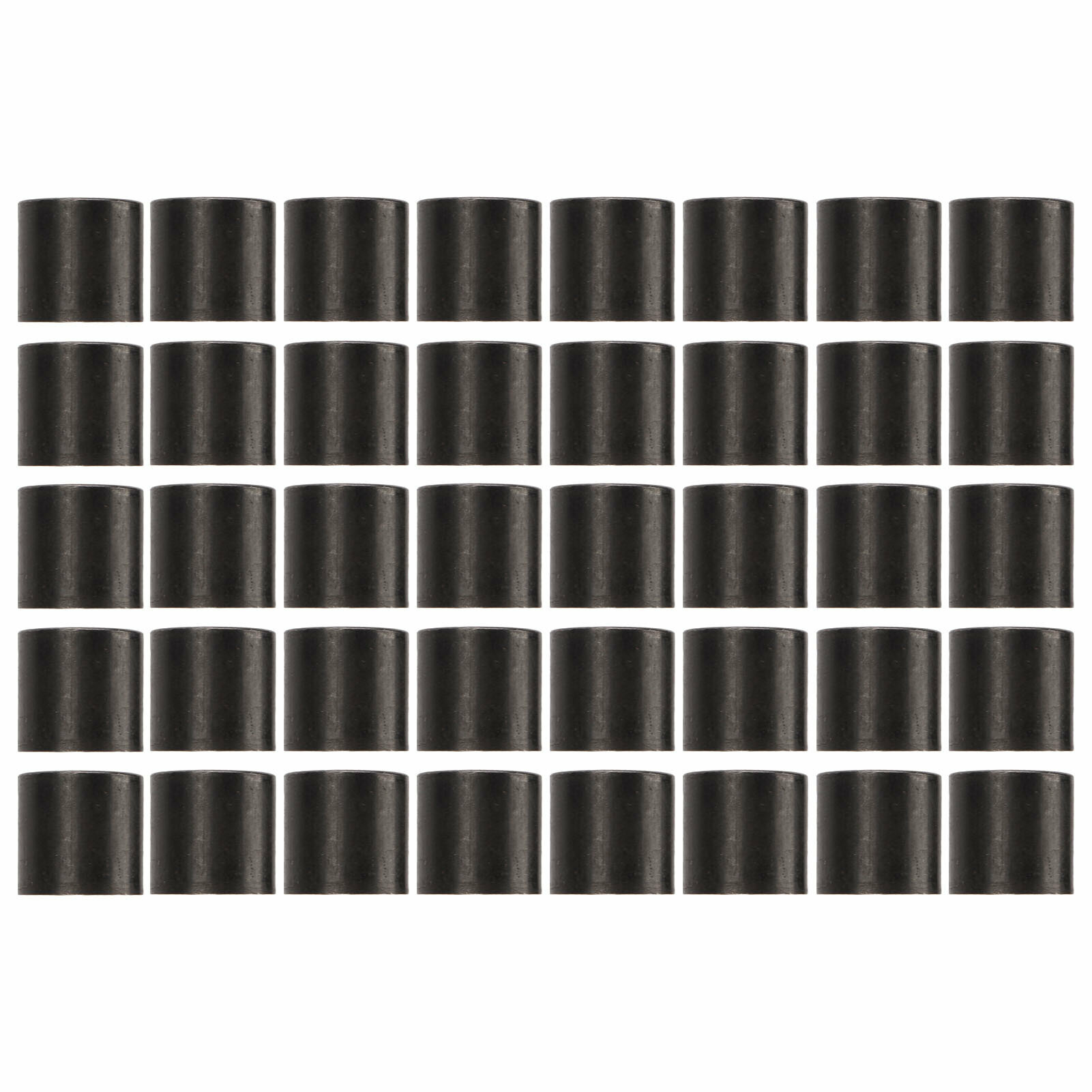 40 шт. подшипниковых проставок, аксессуары для скейтбордов, лонгбордов, ремонта и восстановления скейтбордов, черные.