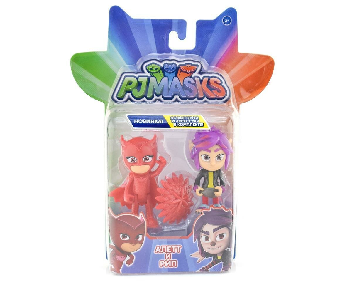 Игровой набор PJ Masks «Алетт и Рип», 2 фигурки 8 см, лицензионные персонажи