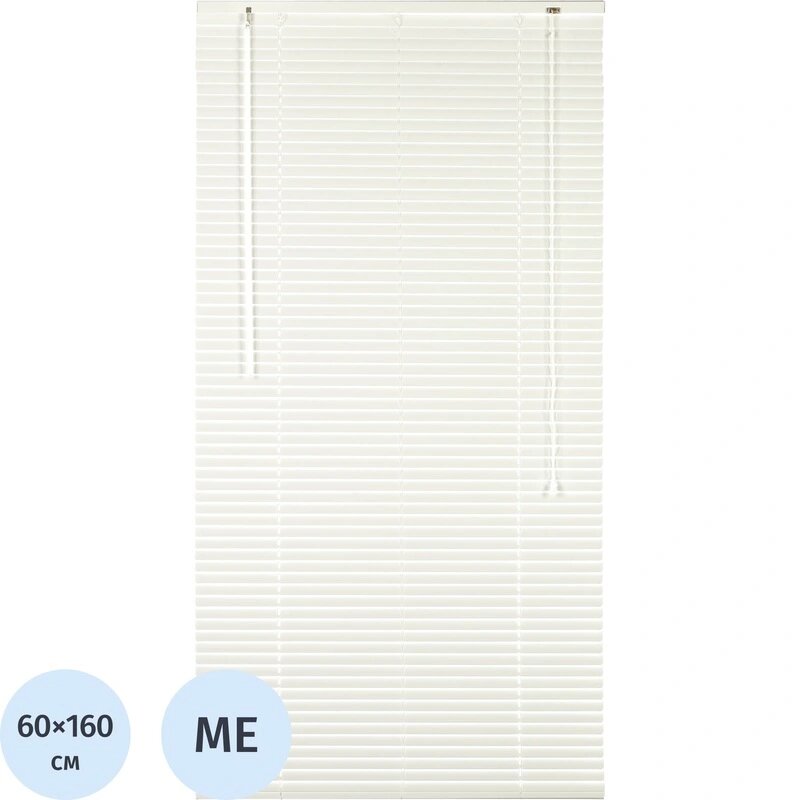 Жалюзи Комус Мебель алюминиевые 60x160см, белые