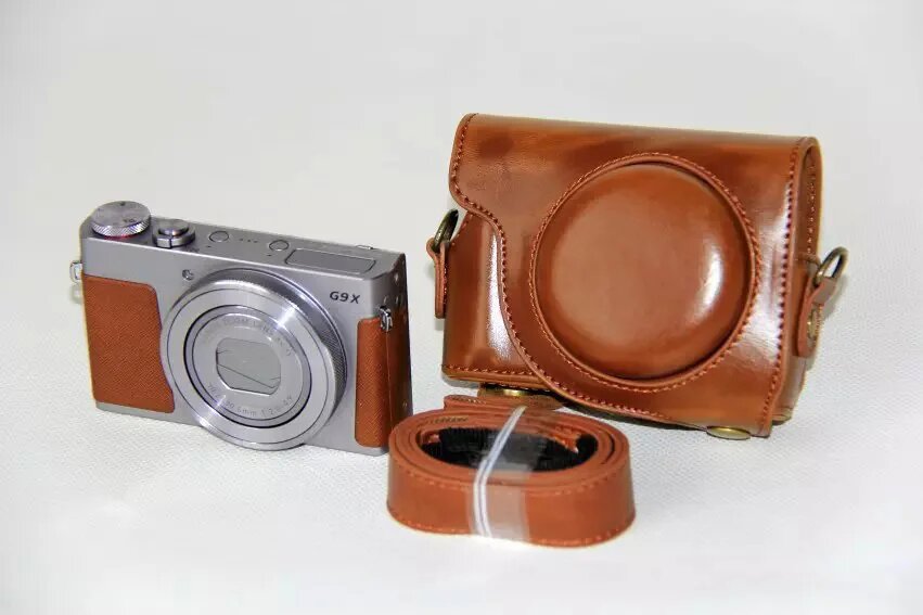 Кожаный чехол CozyShot для Canon POWERSHOT G9 X Коричневый, Brown