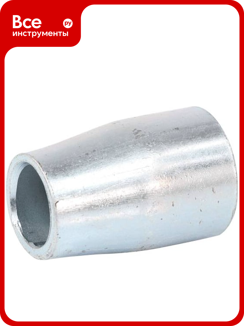 Переход концентрический ООО Крупинский арматурный завод , исполнение 1, оцинкованная сталь, Дн60x48-4,5x3,5, Ду50x40