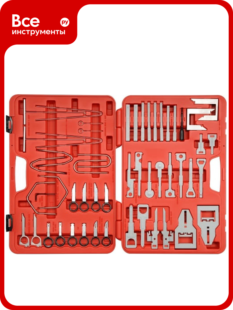 Набор для демонтажа а/м радиоприёмников YATO 52 предмета YT-0838