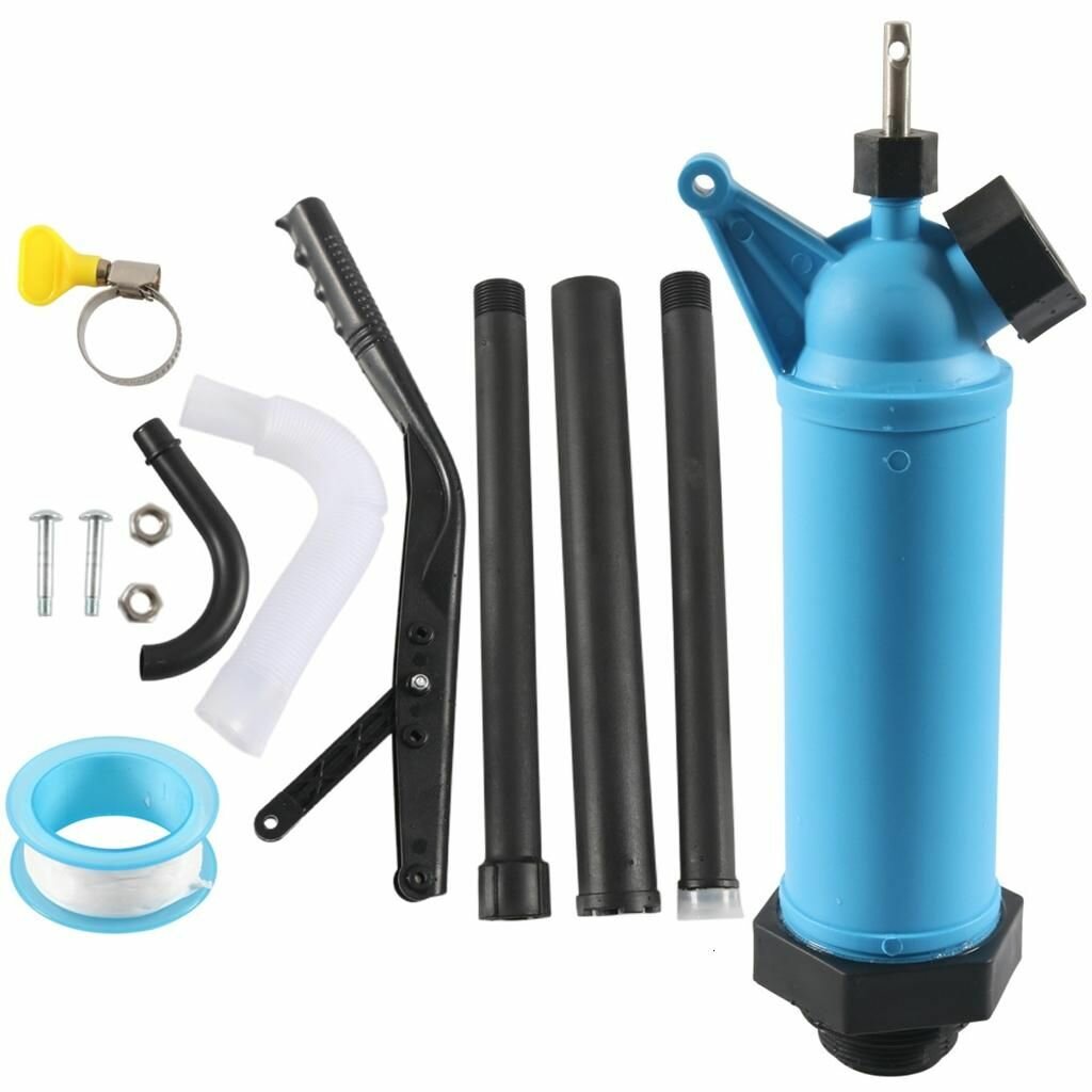 Многофункциональный ручной вентилятор для перекачки масла, воды и антифриза, выполненный из окислостойкого ABS-пластика, для бочек 5-55 галлонов