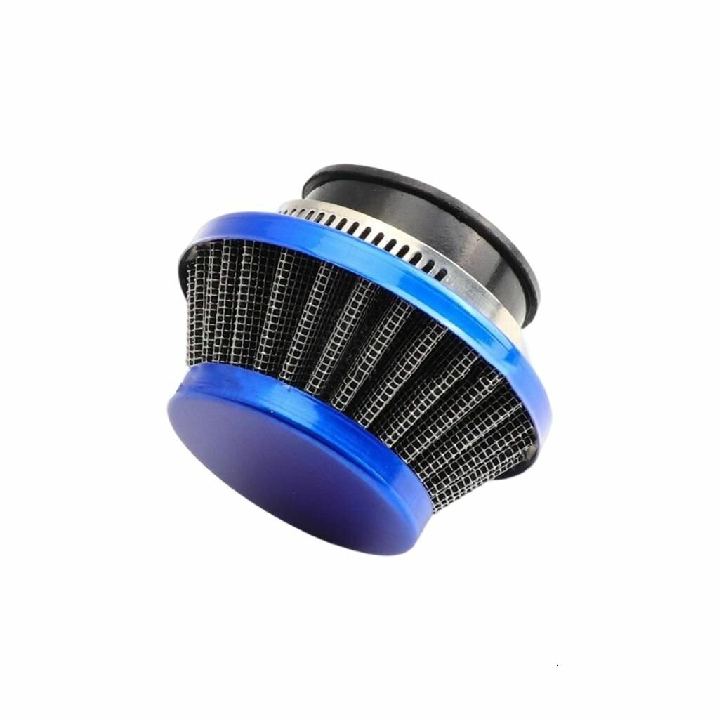 Воздушный фильтр Универсальный для мотоциклов Коррозионностойкий Легкий в обслуживании дизайн, Синий - 42MM