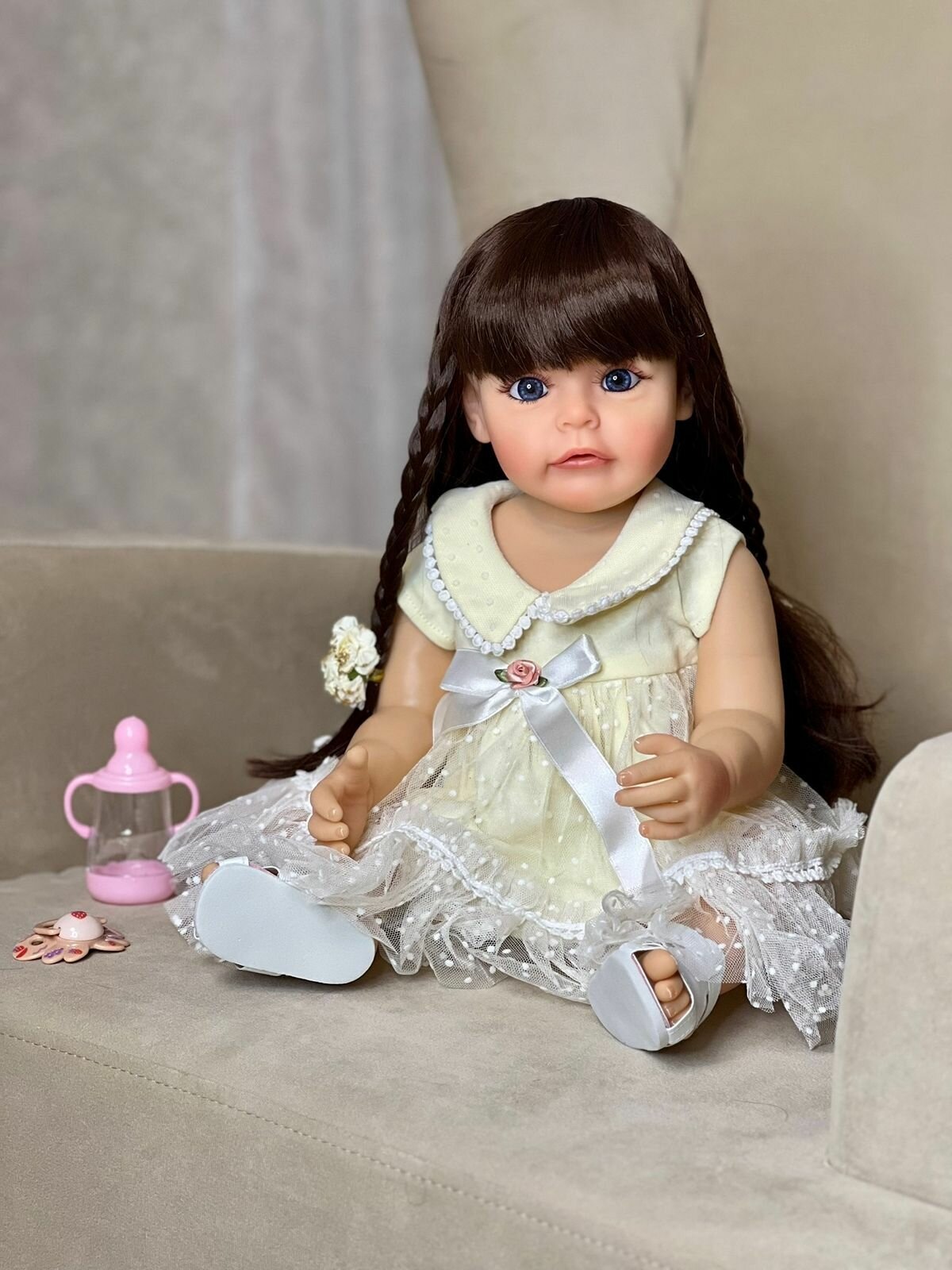 Кукла Реборн виниловая 55 см
