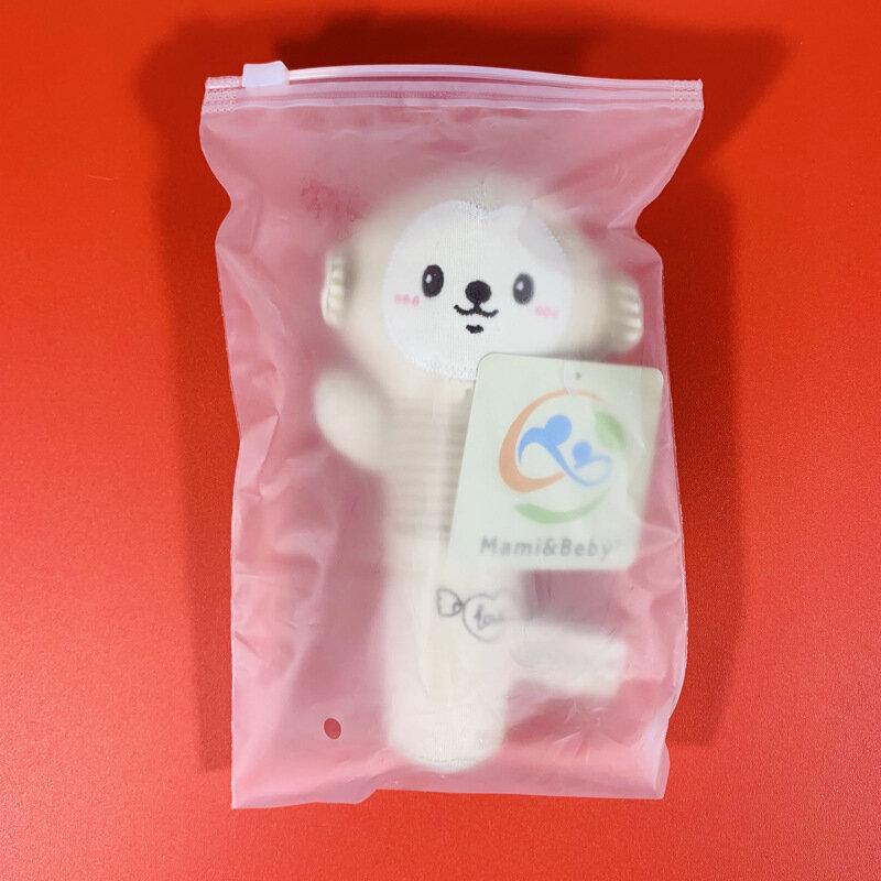 Be Jiali органический хлопок детская игрушка круглая рука встряхивает палку набор детское успокаивающее погремушка