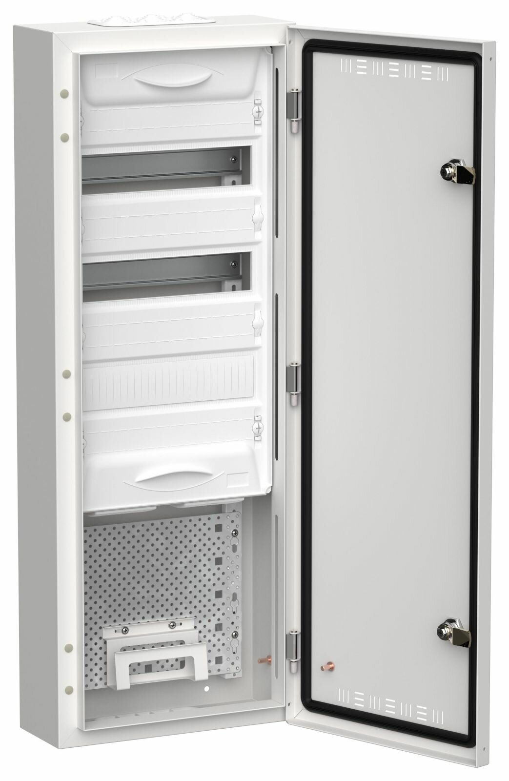 Корпус комбинированный IEK TITAN 5, встраиваемый, 1 ряд 36 модулей, 60 модулей, белый