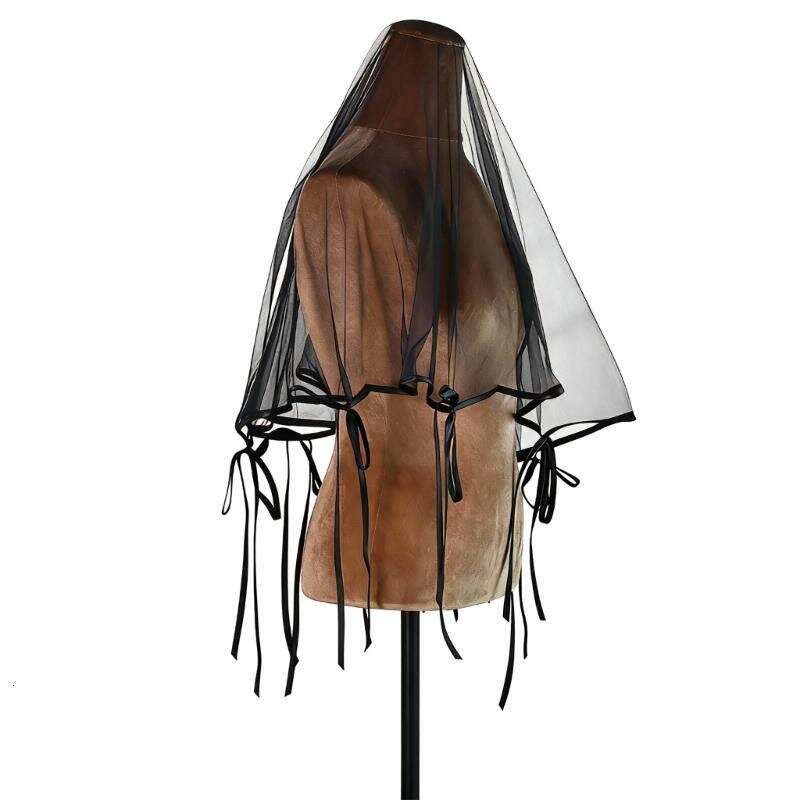 Бант для свадебной фаты, Черный