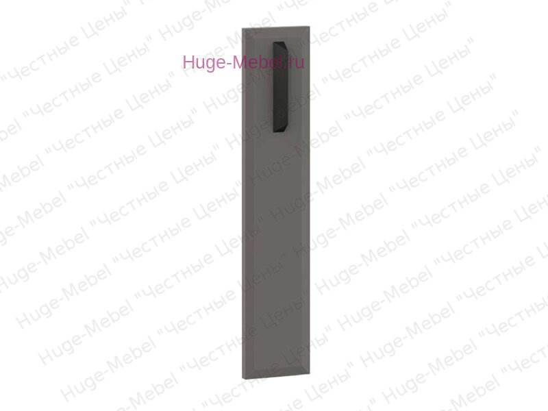 Кухонный фасад Ф-168 асфальт суперматовый (Призма) Huge Mebel. Ширина 196 Высота 712. Кухонные фасады