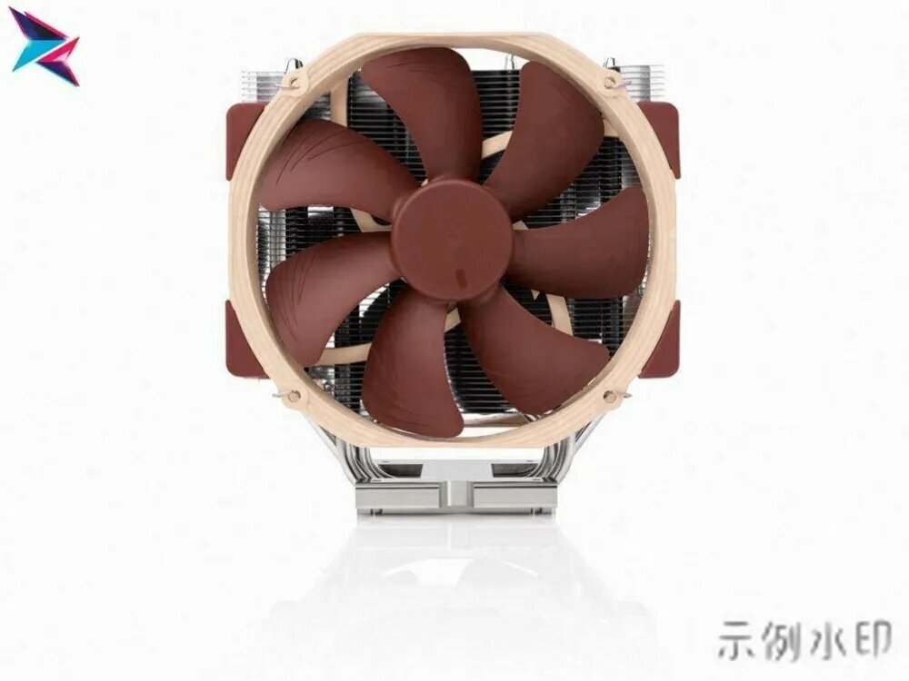 NH-U14S DX-4677, процессорный кулер премиум-класса для Intel Xeon LGA4677 (140 мм, коричневый)qz