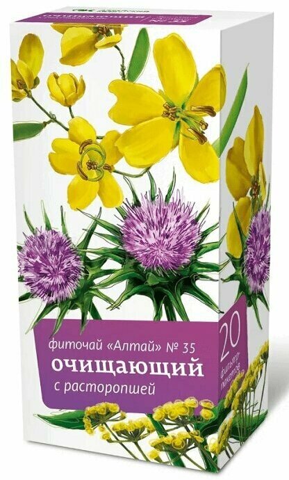 Фиточай Алтай №35 Очищающий С Расторопшей Ф/П 2Г №20