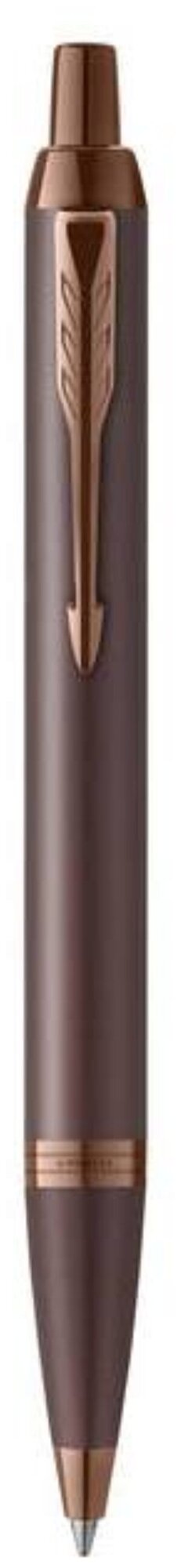 Ручка шариковая Parker IM Monochrome Brown, стержень: M, цвет чернил: blue, в подарочной упаковке 2190514