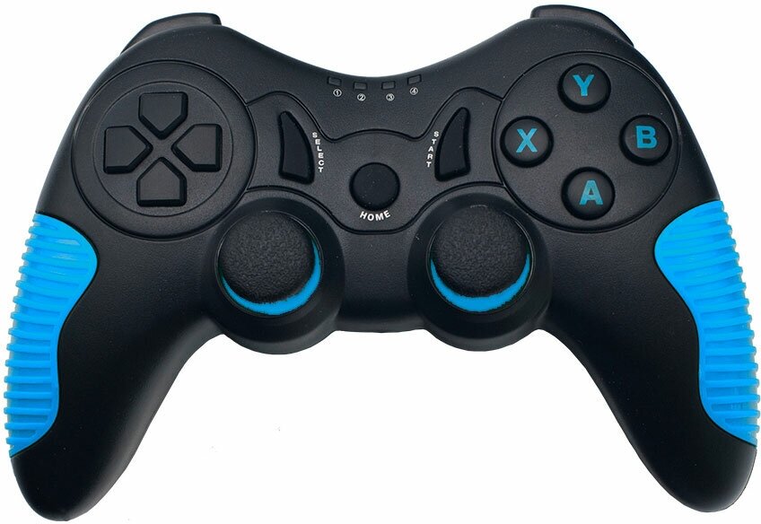 Игровой манипулятор, беспроводной Bluetooth Ritmix GP-033BTH Black Blue