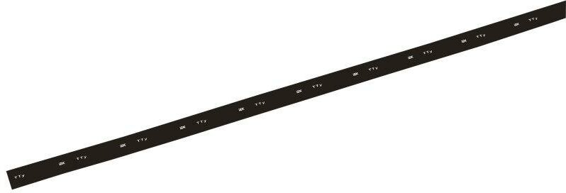 Трубка термоусадочная ТТУ нг-LS 60/30 черн. 1м IEK UDRS-D60-1-K02