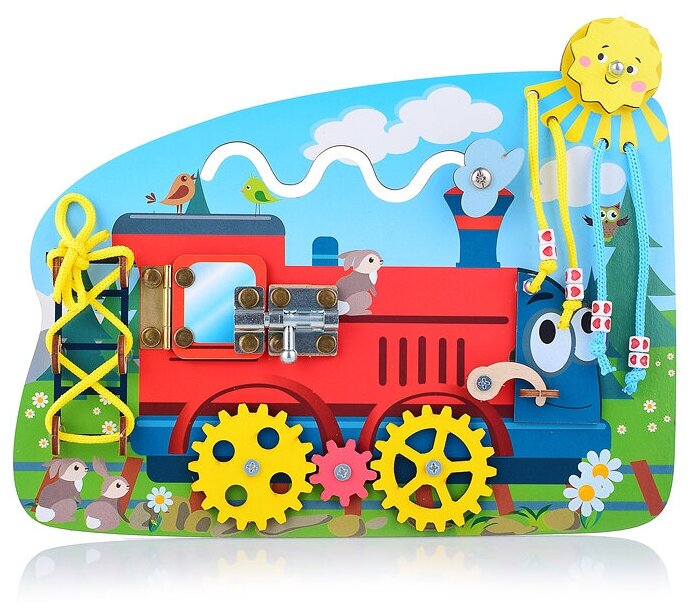 Бизиборд "Паровозик"