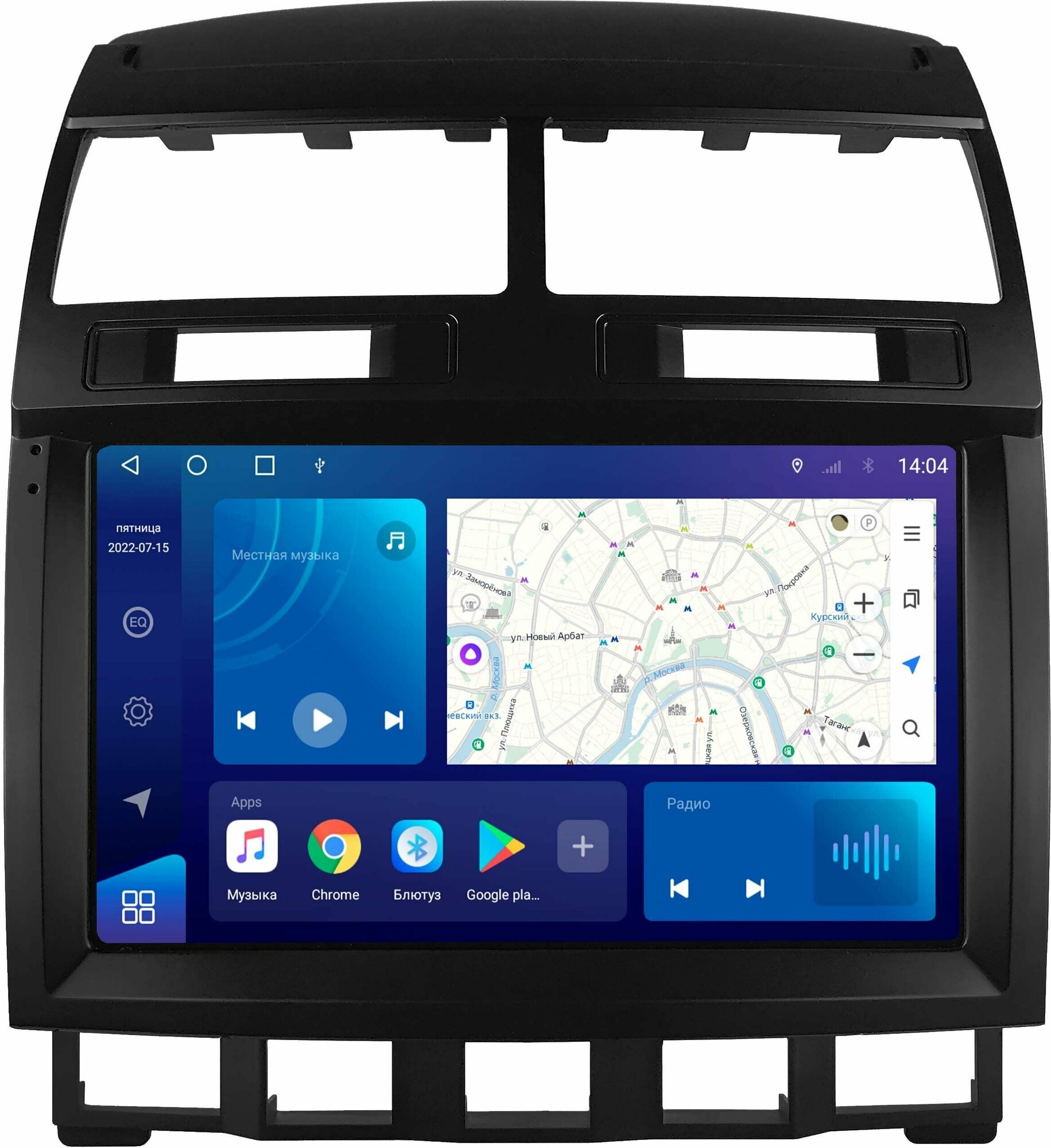 Магнитола TS10S на Volkswagen Touareg 1 2002-2010 Android 4/32GB