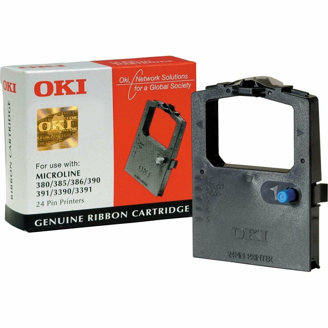 Красящая лента OKI 1108002 / 09002303 черная