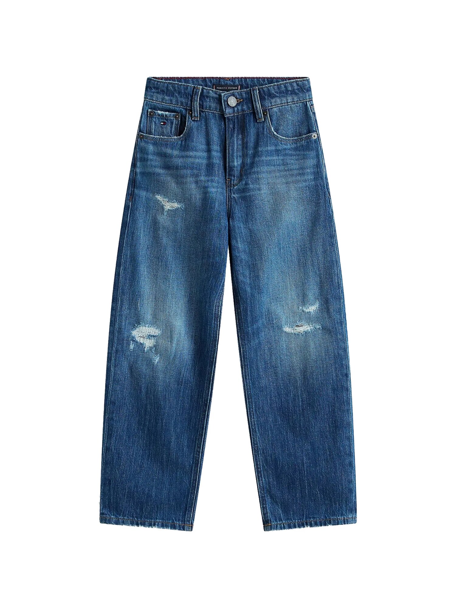 Джинсы Distressed loose jeans