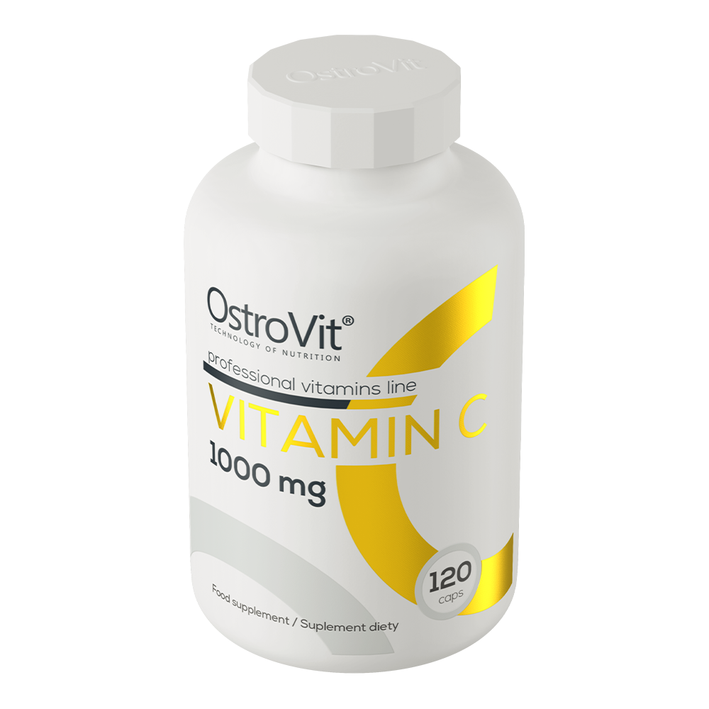 Витамин С 1000 мг Ostrovit Vitamin C 1000 (120 капс) богатый источник L-аскорбиновой кислоты