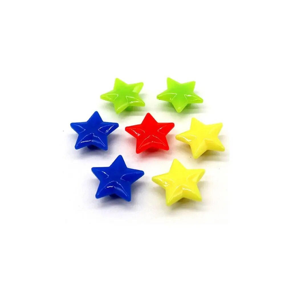 Пластиковые звезды декоративные, цвет star, 20 шт