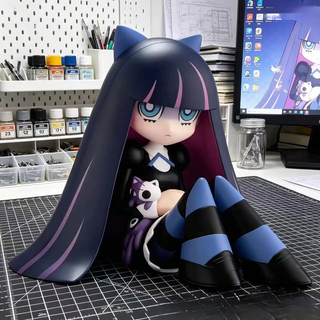 Фигурка Panty & Stocking with Garterbelt Stocking·Anarchy PVC Q-версия