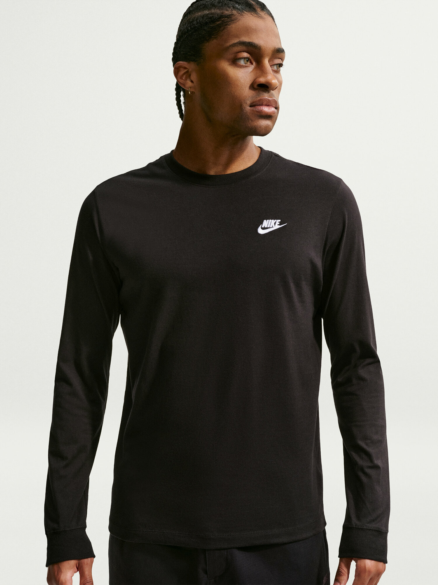 Лонгслив спортивный NIKE, размер XL, , черный — фото 1