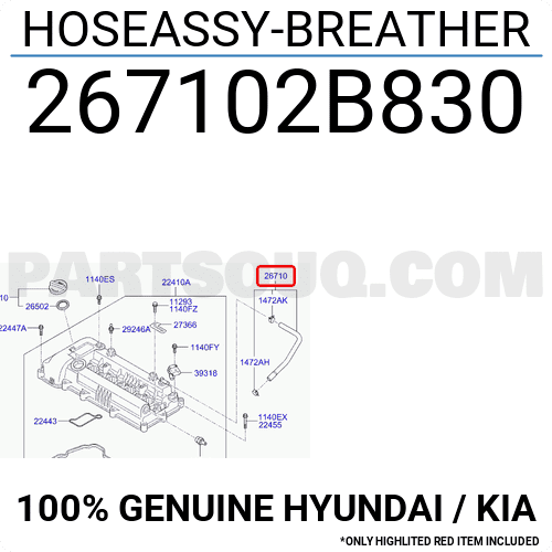 Hose assy-breather