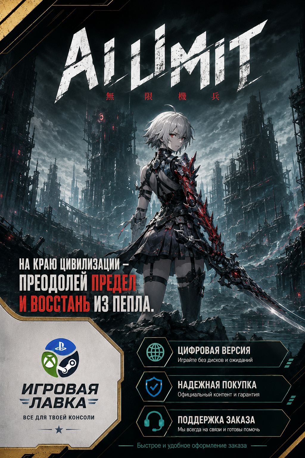 AI Limit для Steam PC (ПК), Украина | Подарком | Steam Gift