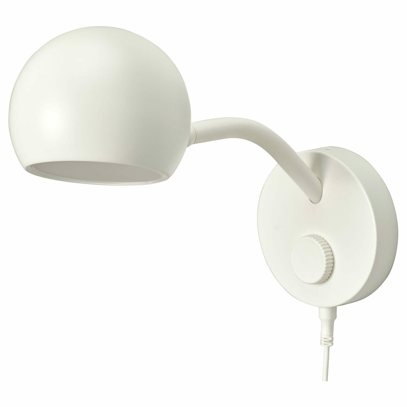 Настенный светильник IKEA KORVSN RE, белый, диммируемый, светодиодный 006.085.45