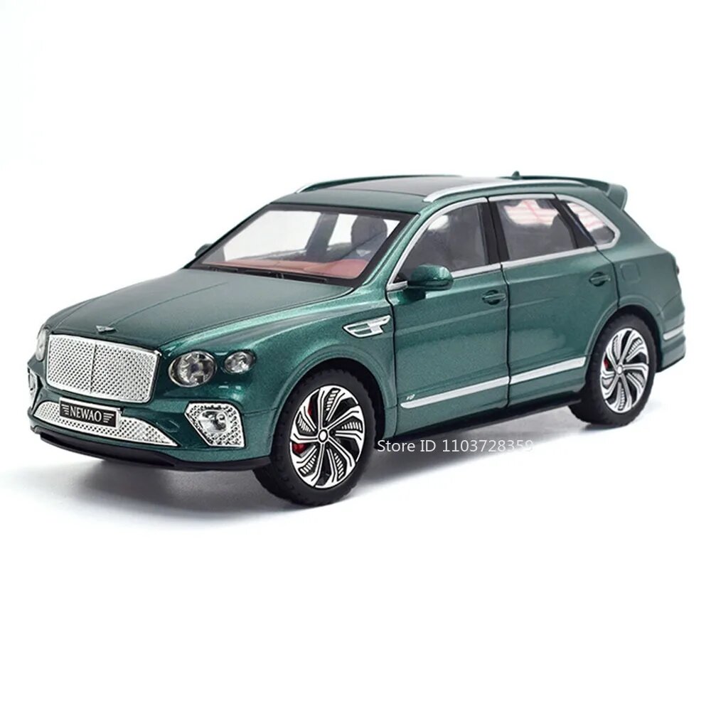 Металлическая модель Bentley Bentayga Green 1:24