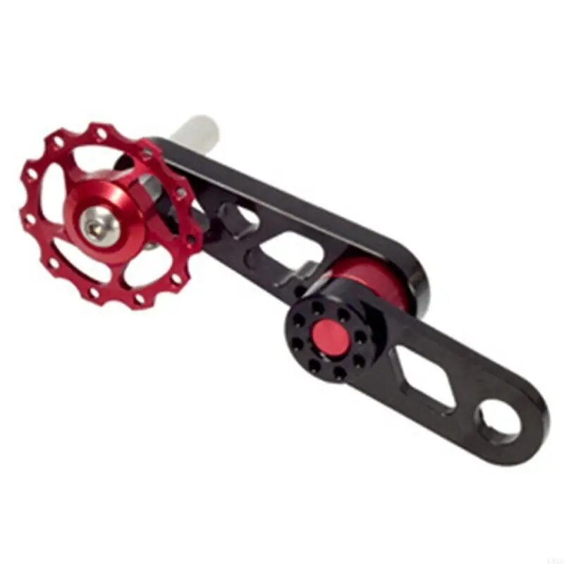 Велосипедный натяжитель цепи алюминиевый для MTB Red