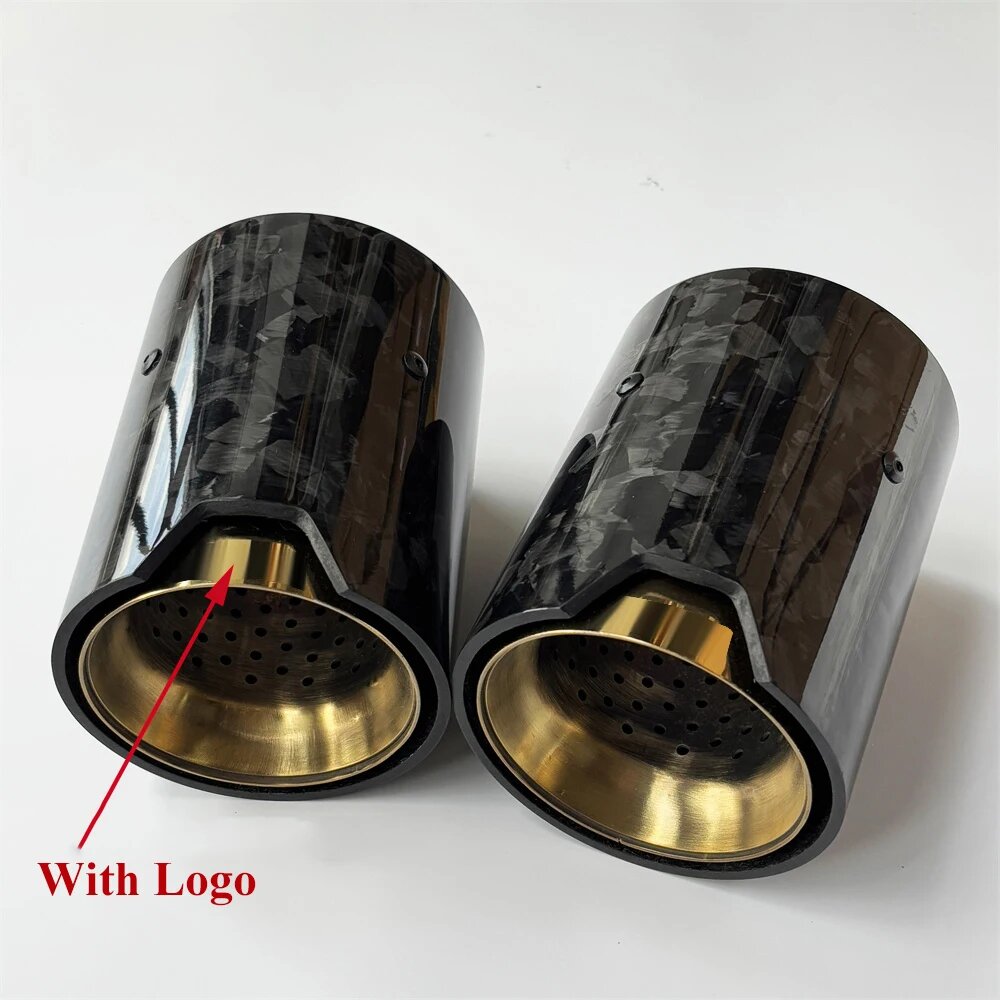 Кованые насадки глушителя для BMW F20 F21 F30 F32 F6 M2 M3 M4, золотистый, M2 F8