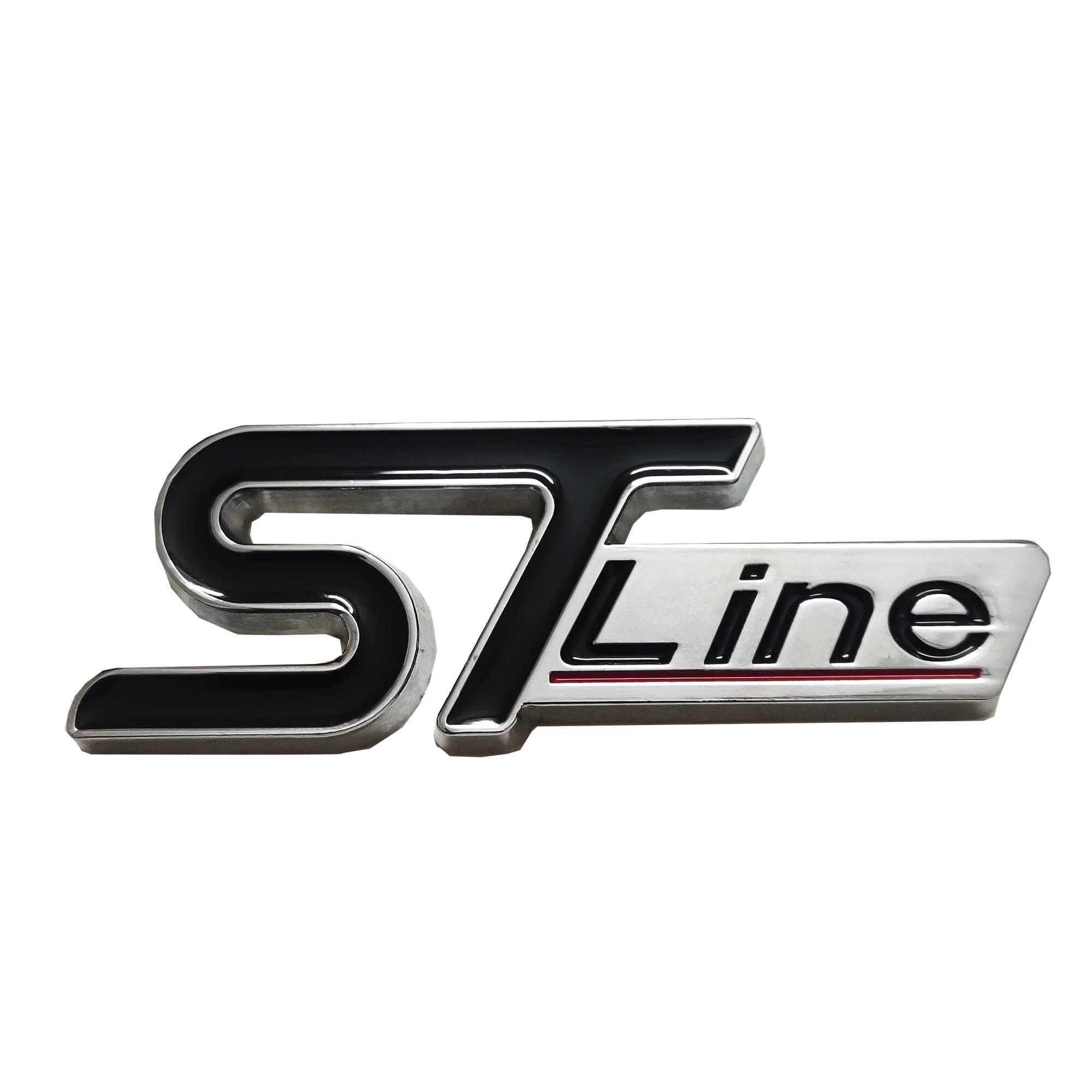 Металлическая эмблема ST Line для решетки автомобиля, цвет A