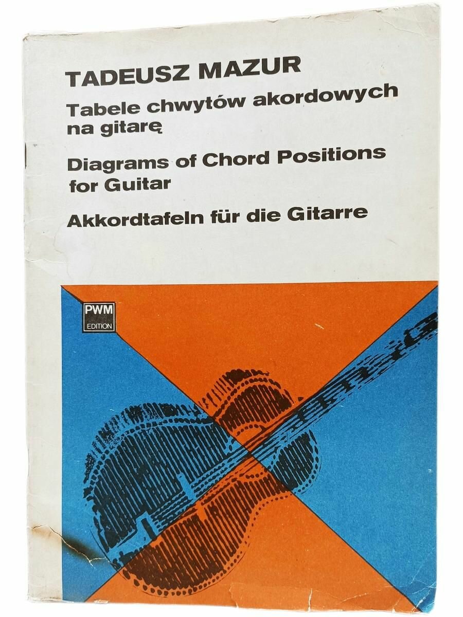 Tabele chwytow akordowych na gitare