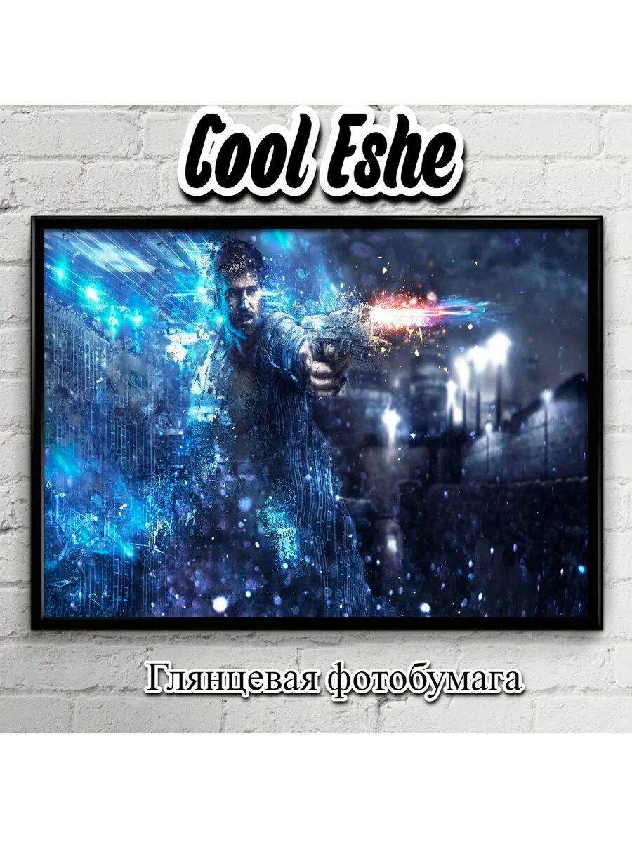 Плакат "Игровая заставка get even 2017 game" А4