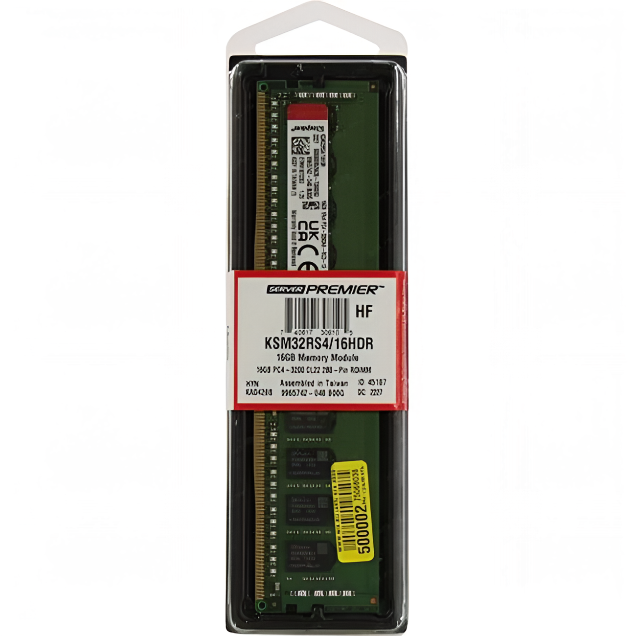 Серверная оперативная память DIMM DDR4 16Gb, 3200Mhz, Kingston ECC REG, CL22, 1.2V (KSM32RS4/16HDR)