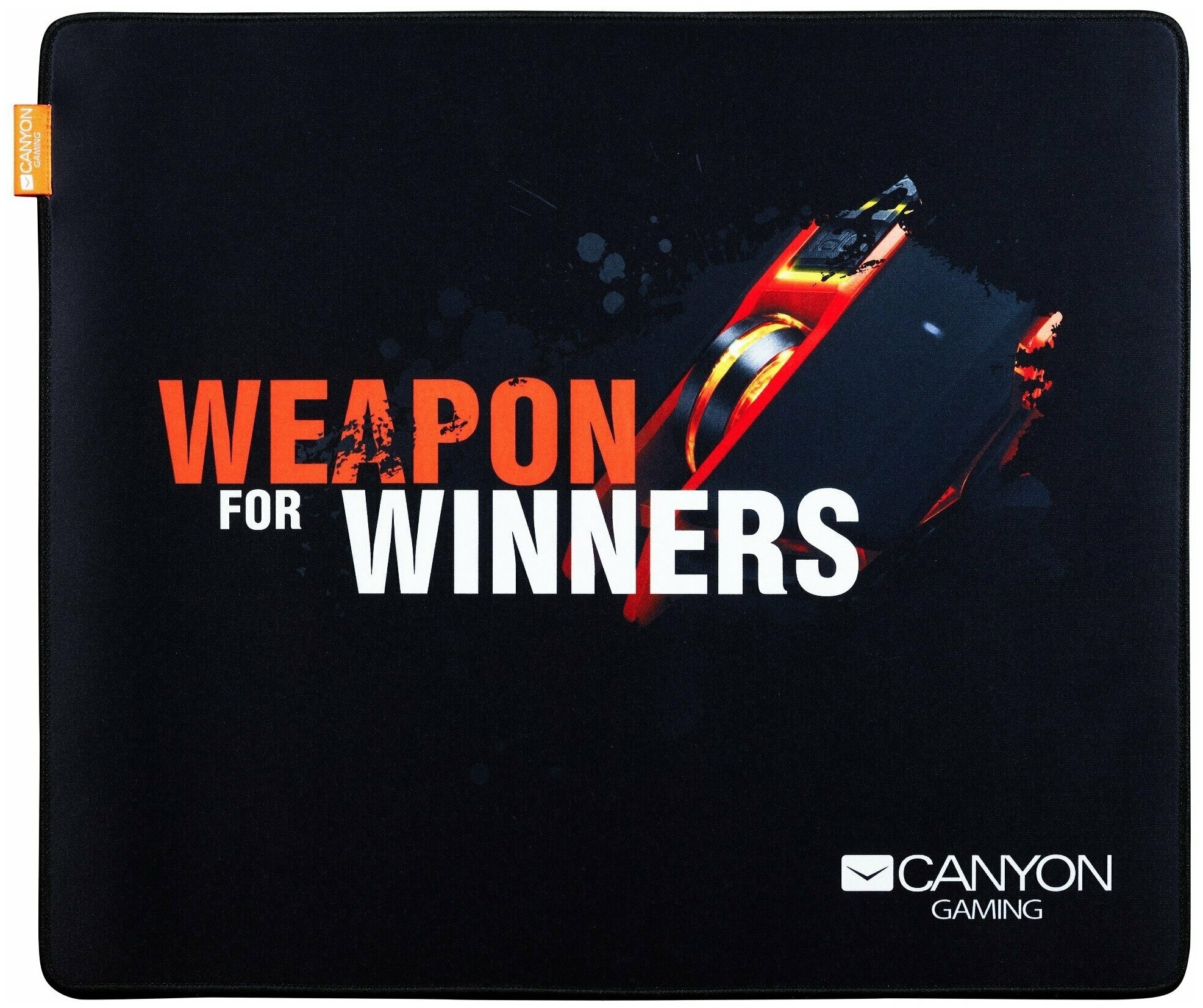 Коврик игровой для мыши Canyon CND-CMP5 35х25 см, черный