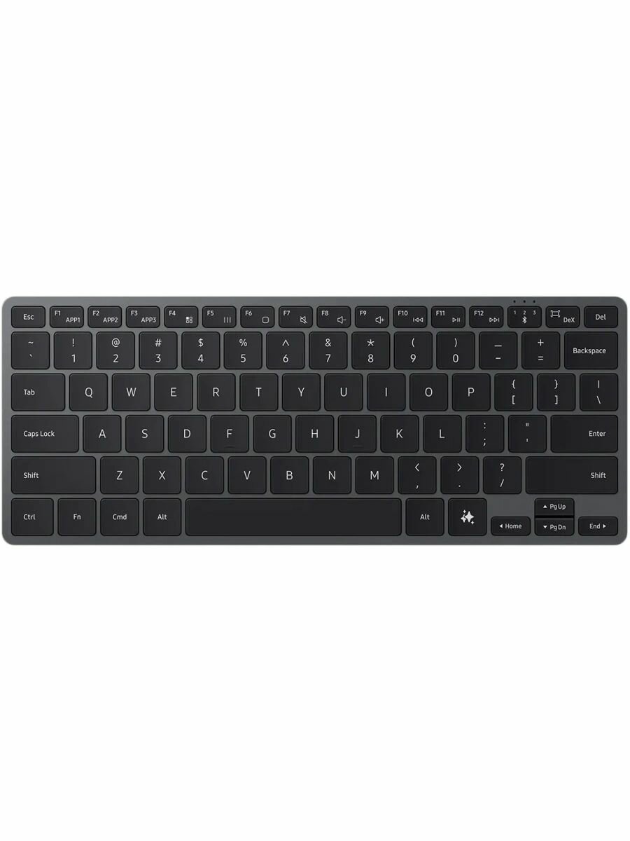 Клавиатура Samsung EJ-B7800 Smart Keyboard, беспроводная, мультимедийные клавиши, черная
