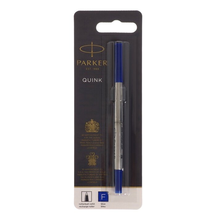 Parker уценка Стержень роллер Parker Quink Rollerball Refill RB Z01 (F) F 0.5 мм, синий, металл