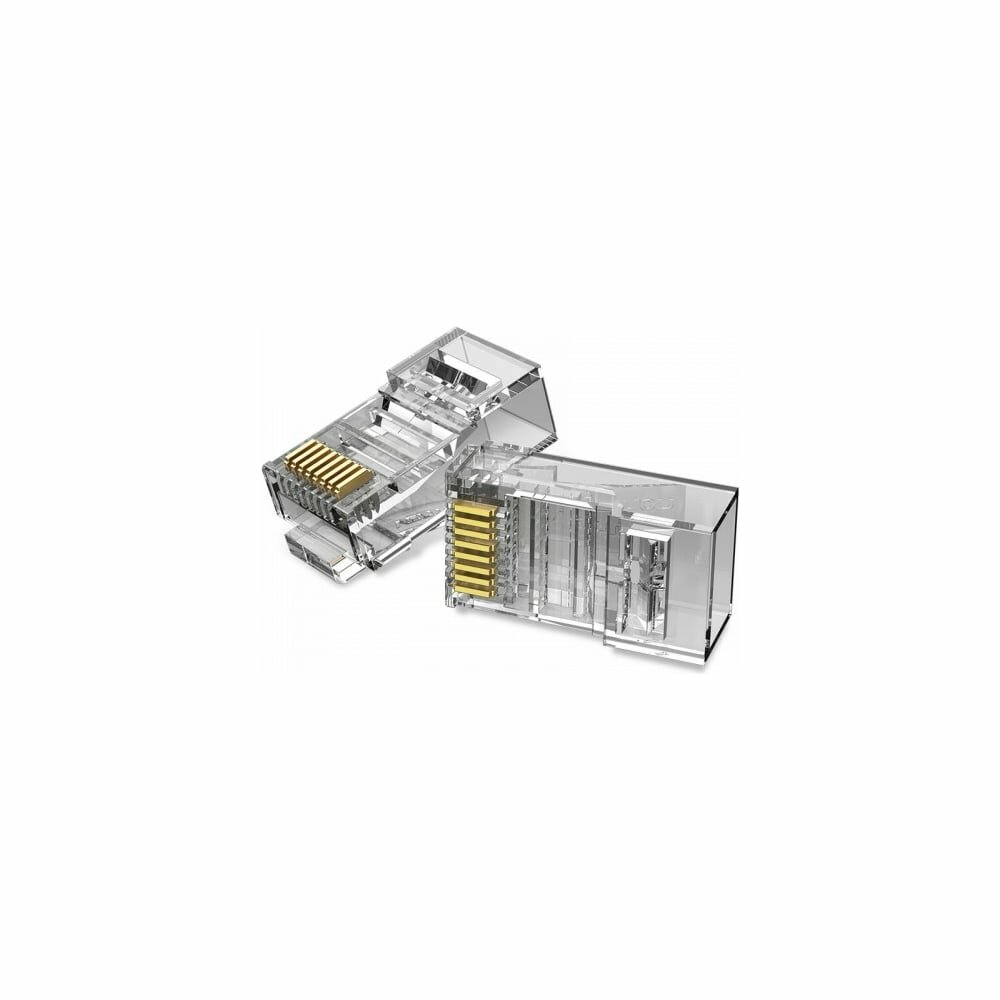 Коннектор RJ45 (8p8c) VENTION, UTP, cat. 6A, под витую пару (50шт.) IDGR0-50