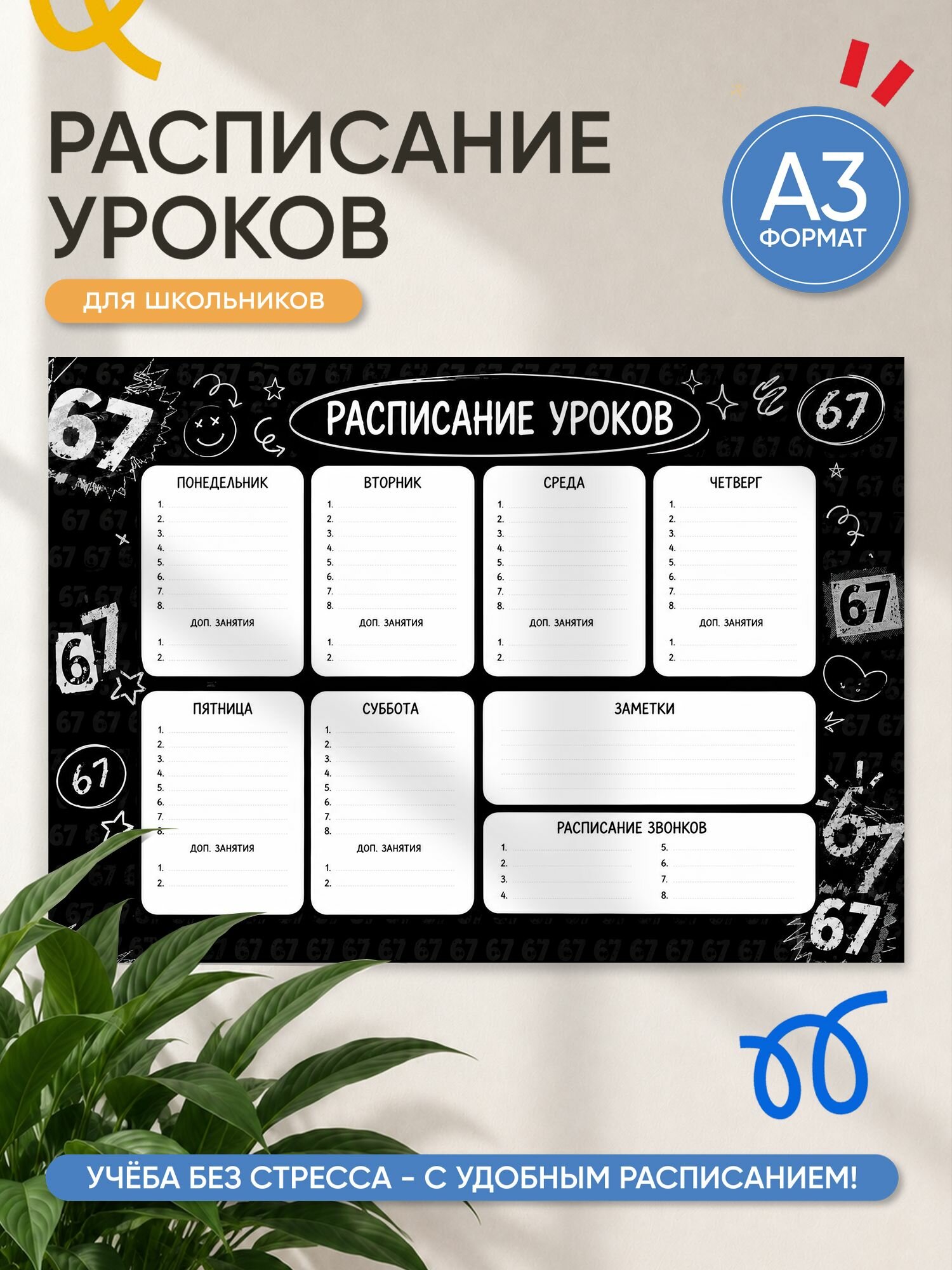 Расписание уроков 67, 67 мем