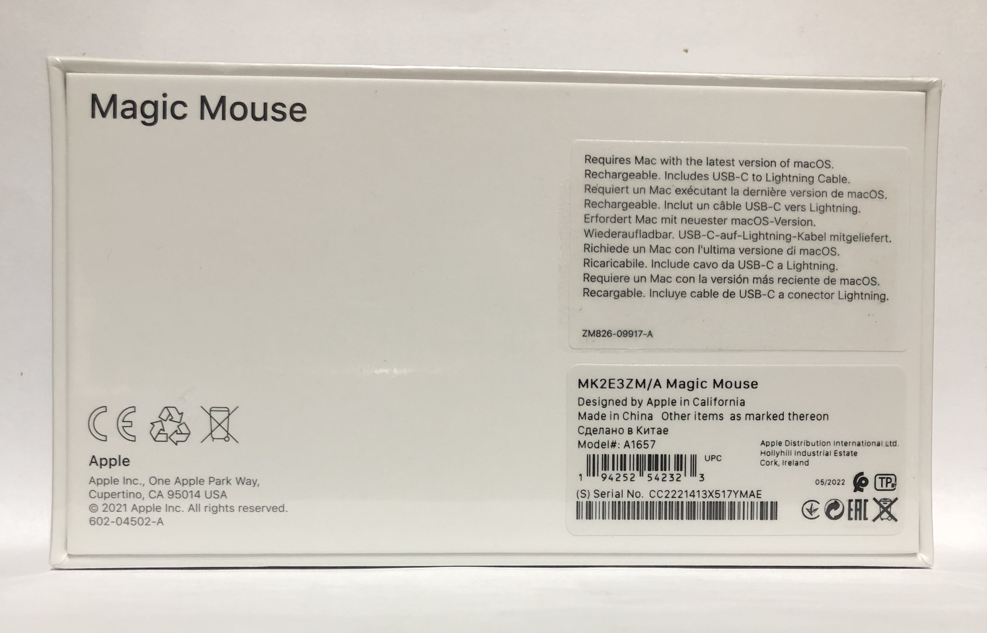 Apple Magic Mouse 3, White — фото 1
