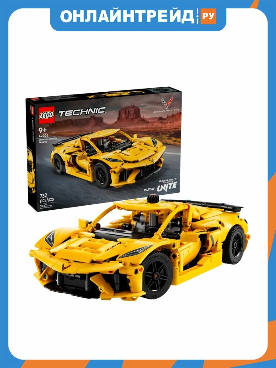 Конструктор Lego Technic 42205 Chevrolet Corvette Stingray