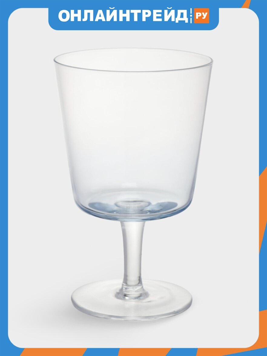 Бокал-кубок для вина Anna Lafarg 320 мл, стекло, голубой, Soul, ANLAF-JGSWG2025