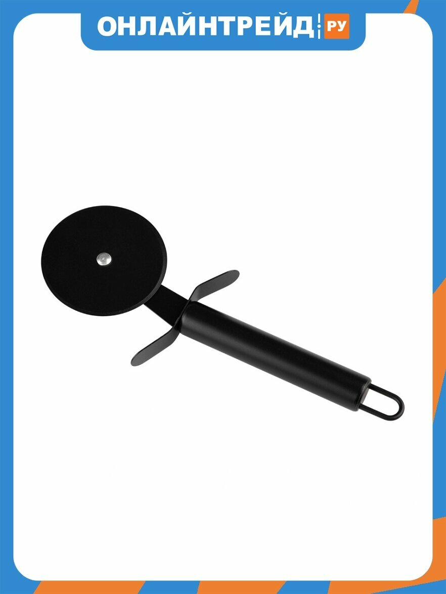 Нож для пиццы Mallony из нержавеющей стали CLASSICO NERO non-stick(раб часть), черный 105279