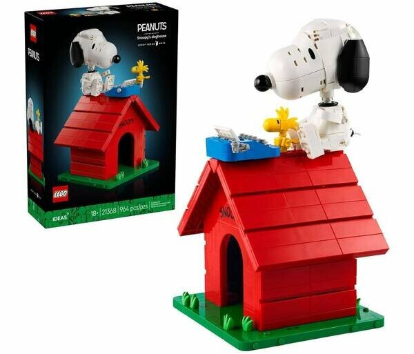 Конструктор LEGO Ideas 21368 Собачья будка Снупи (Lego 21368)
